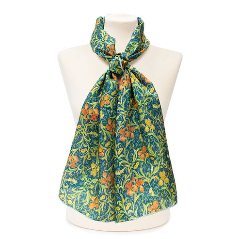 Morris Iris Silk Habotai Scarf – Fox & Chave